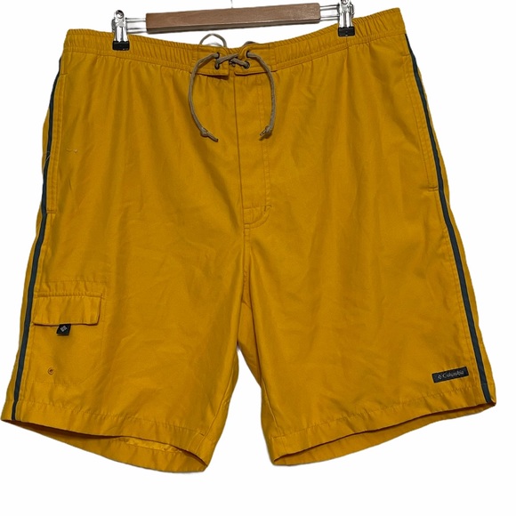 Columbia | Swim | Mens Columbia Yellow Swim Trunks Size M | Poshmark